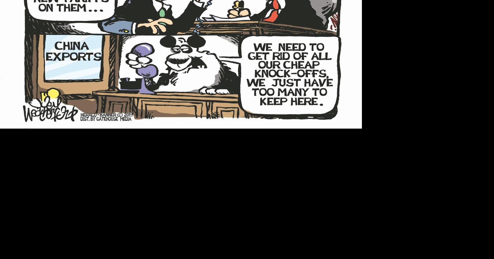 Weatherford cartoon: Cheap knock-offs | Article | hannibal.net