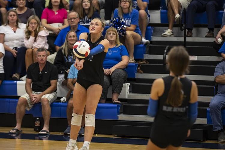 Hannibal volleyball takes down cross river rival Blue Devils in three ...