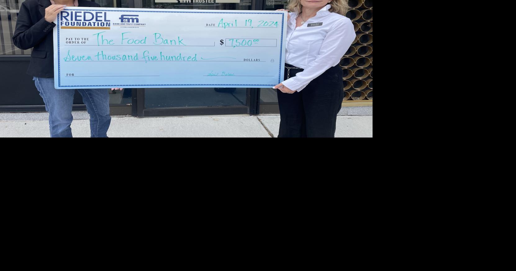 Grant from Riedel Foundation will provide 30,000 meals | News ...