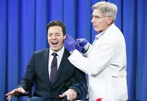 Today's News: Our Take - VIDEO: Harrison Ford Pierces Jimmy Fallon's ...