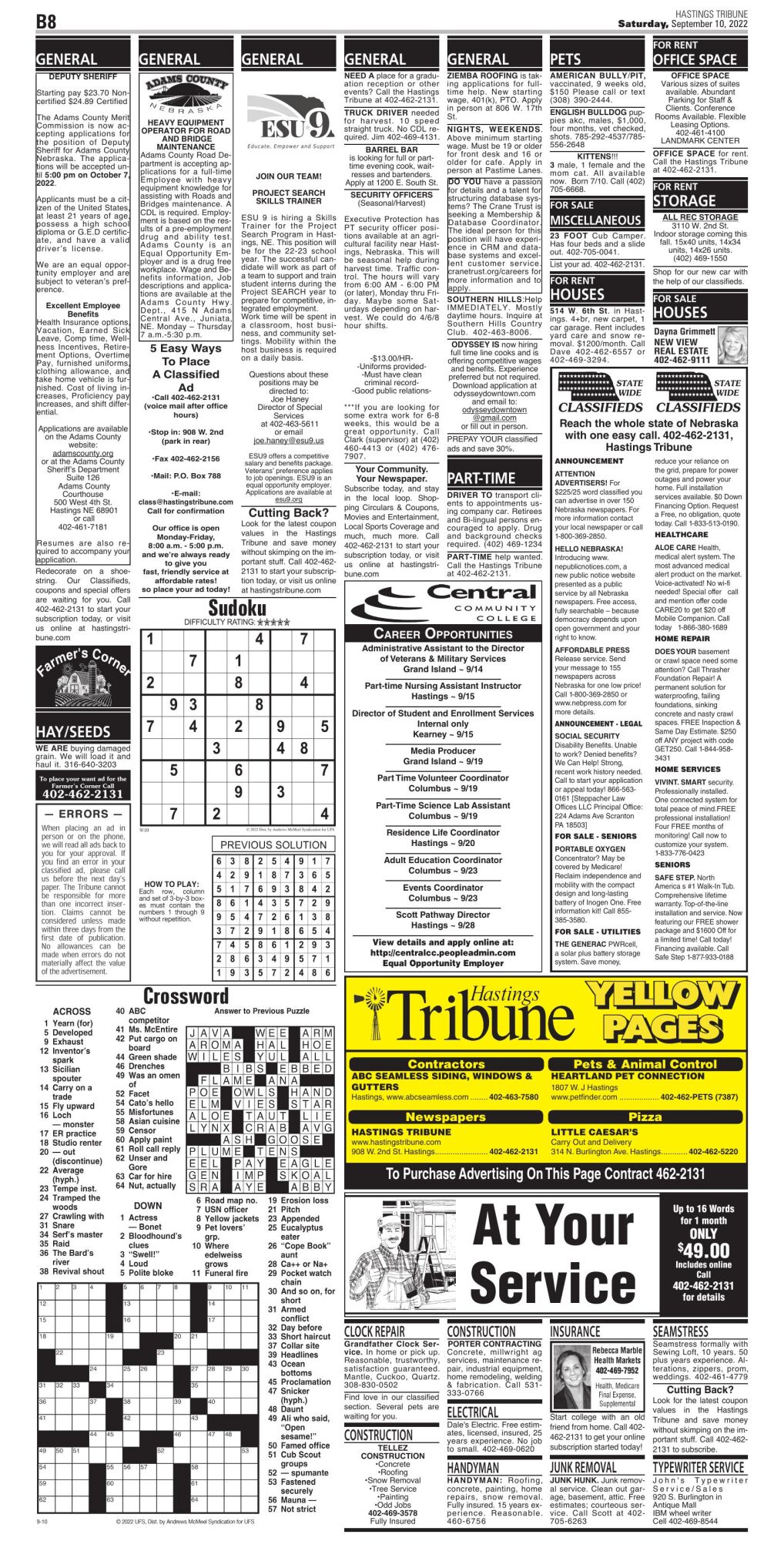 Class 9-10 | | hastingstribune.com