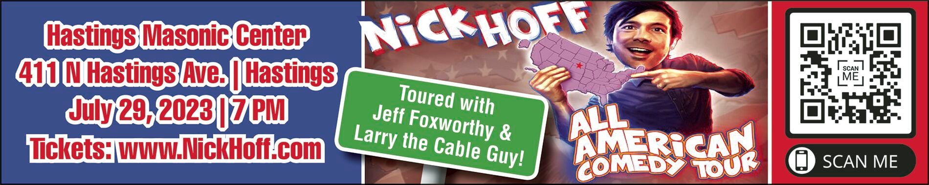 Hastings' Nick Hoff back in town with laughs to share | Entertainment ...