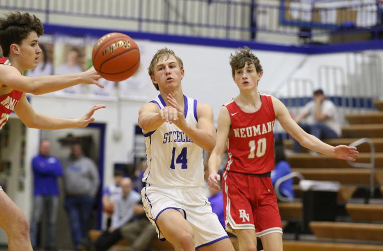 St. Cecilia Boys Basketball v Bishop Neumann 12-3-22 ...