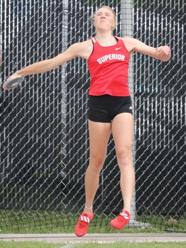 Superior's Meyer wins family's fourth straight discus gold medal ...