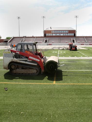 Hastings College replacing turf at Lloyd Wilson Field | Sports ...