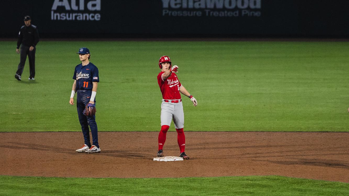 Nebraska baseball downs No. 7 Auburn in extra innings | Husker Red Zone ...