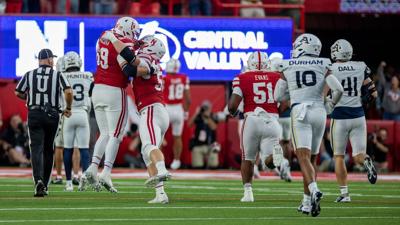 With LT competition finally settled, Nebraska offensive line looking to ...