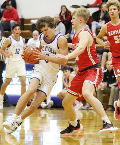 St. Cecilia Boys Basketball v Bishop Neumann 12-3-22 ...