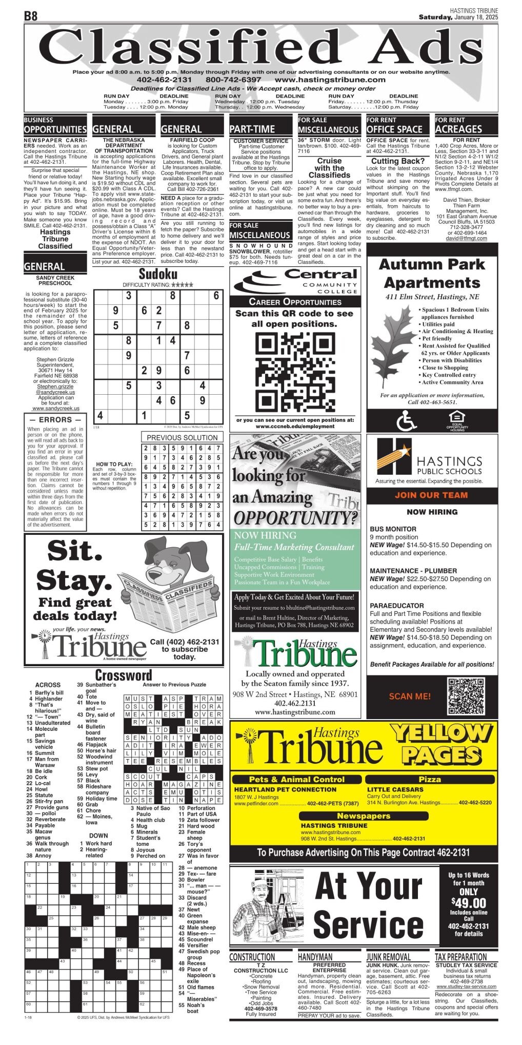 Class 1-18 | | hastingstribune.com