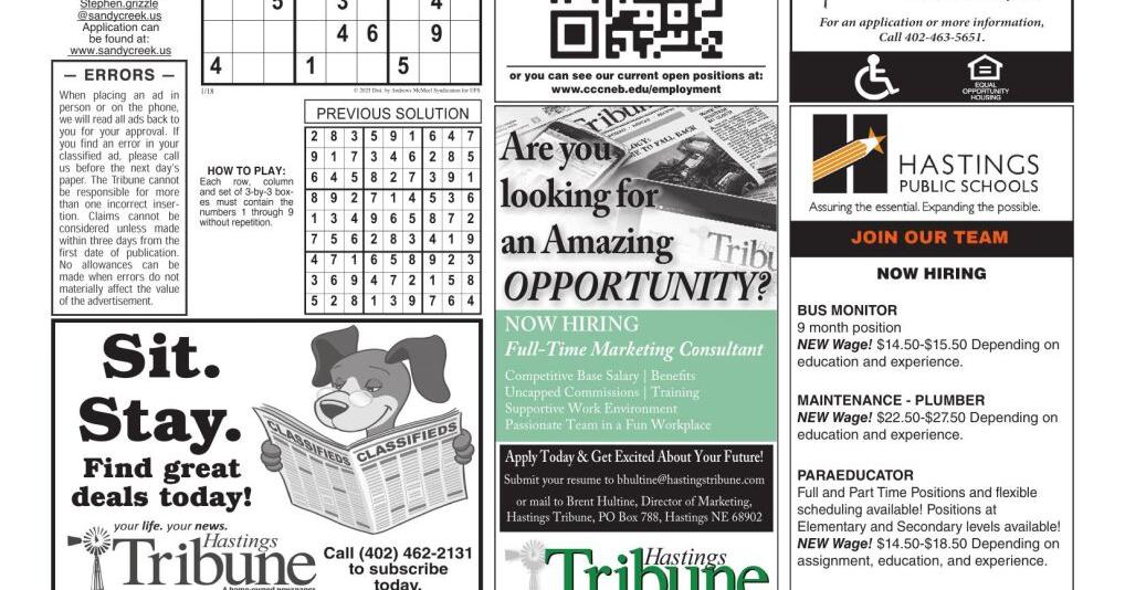 Class 1-18 | | hastingstribune.com