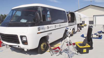 Mobile observatory set up in Sutton for eclipse | News ...