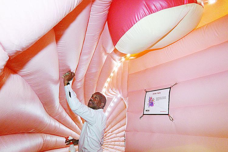 Inflatable heart on display at health fair | News | hastingstribune.com