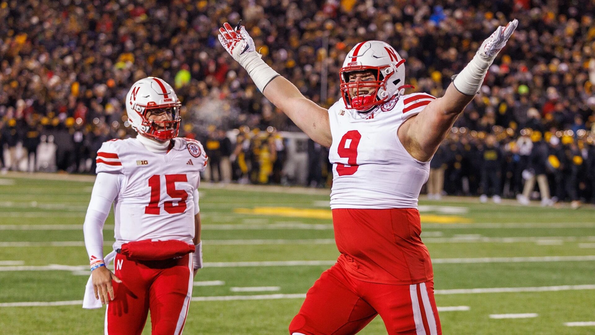 WATCH: Nebraska DL Ty Robinson impresses at 2025 NFL Combine | Sports ...
