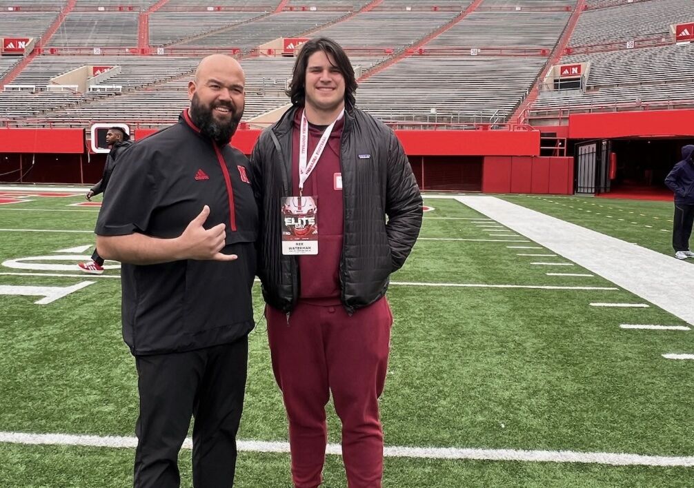 Nebraska football lands three-star offensive lineman Rex Waterman for ...