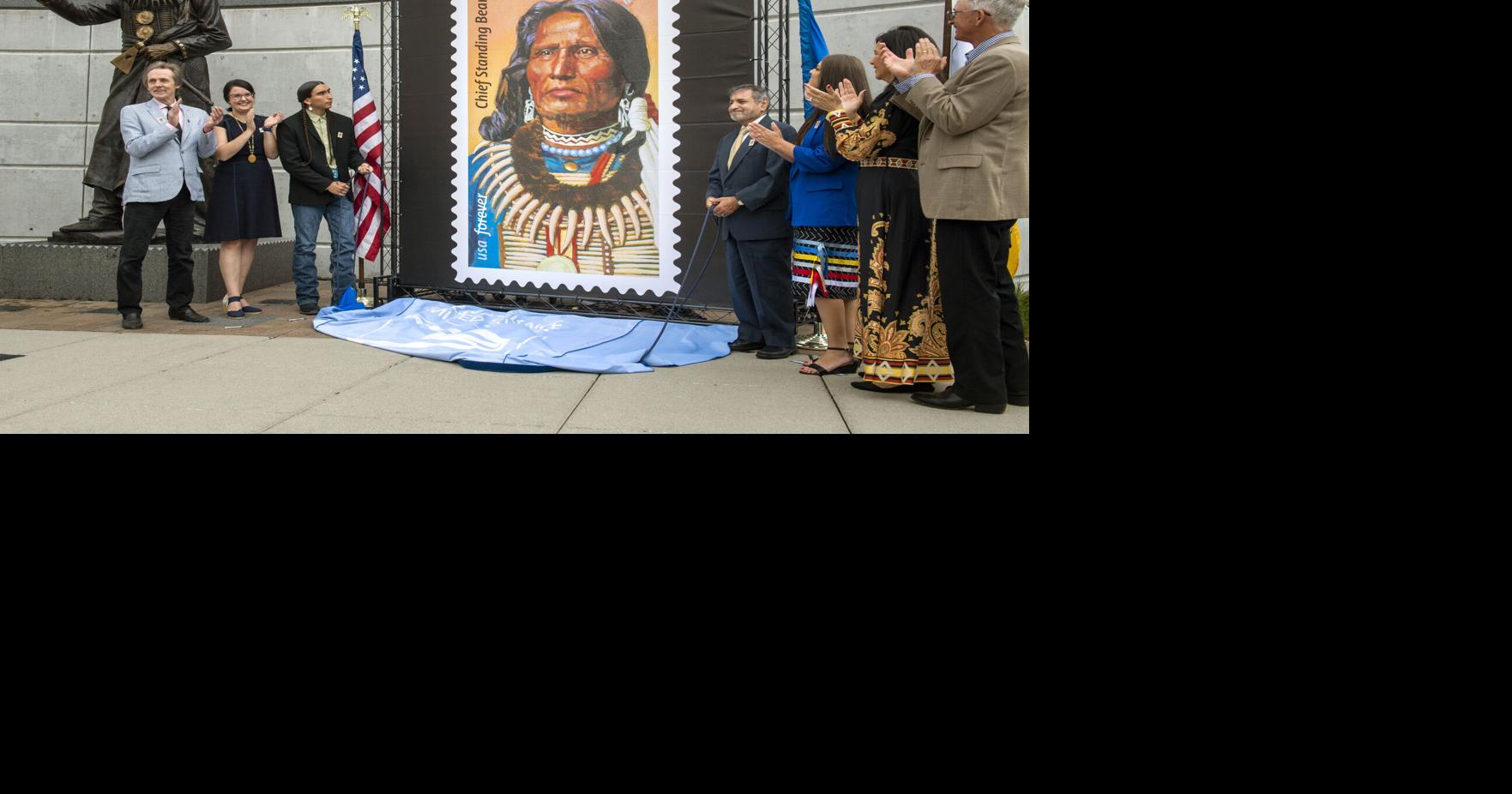 US Postal Service honors civil rights leader, Ponca tribe Chief ...