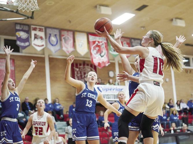 Superior's 'sea of red' helps Wildcats get victory over Hawkettes ...