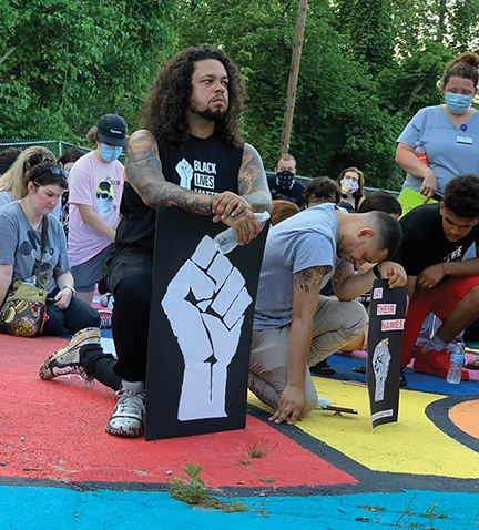 Peaceful protest draws hundreds in support of BLM movement | News ...