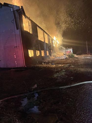 Old Chavies school destroyed by fire | News | hazard-herald.com