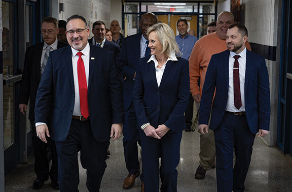 Early childhood focus of education secretary’s visit to Eversole ...