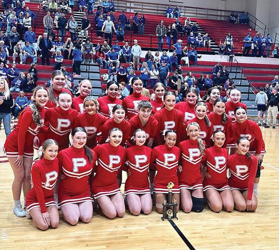 Perry Cheer finishes runner-up during the 14th Region Tournament ...