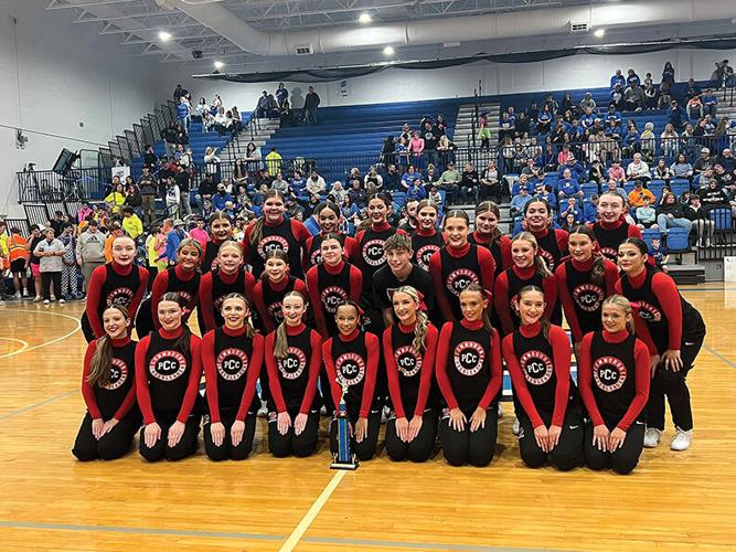 Perry Cheer finishes runner-up during the 14th Region Tournament ...