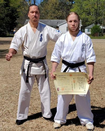 Buffaloe earns black belt in Kyokushin | Sports | hendersondispatch.com