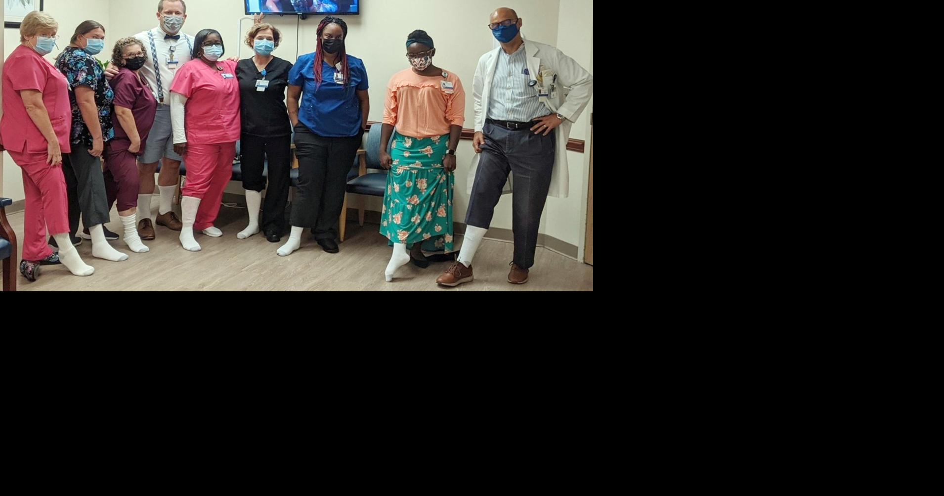 Maria Parham Health recognizes white sock day | Features ...