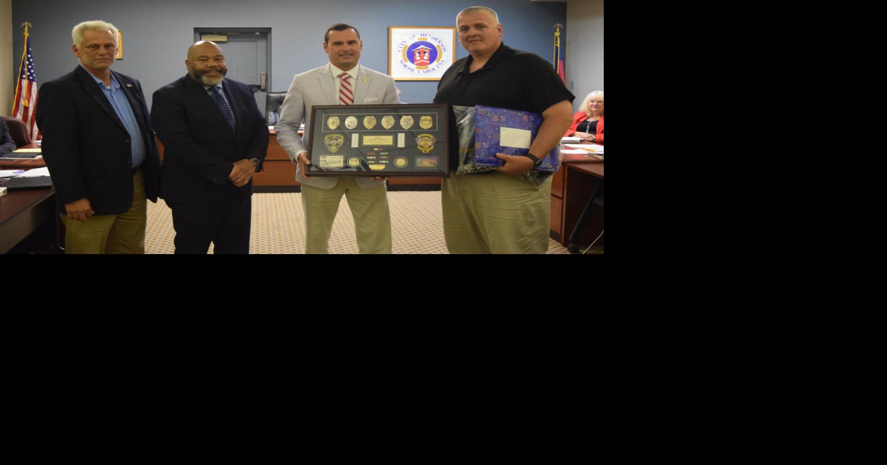 Retired HPD officer receives recognition | Archives | hendersondispatch.com