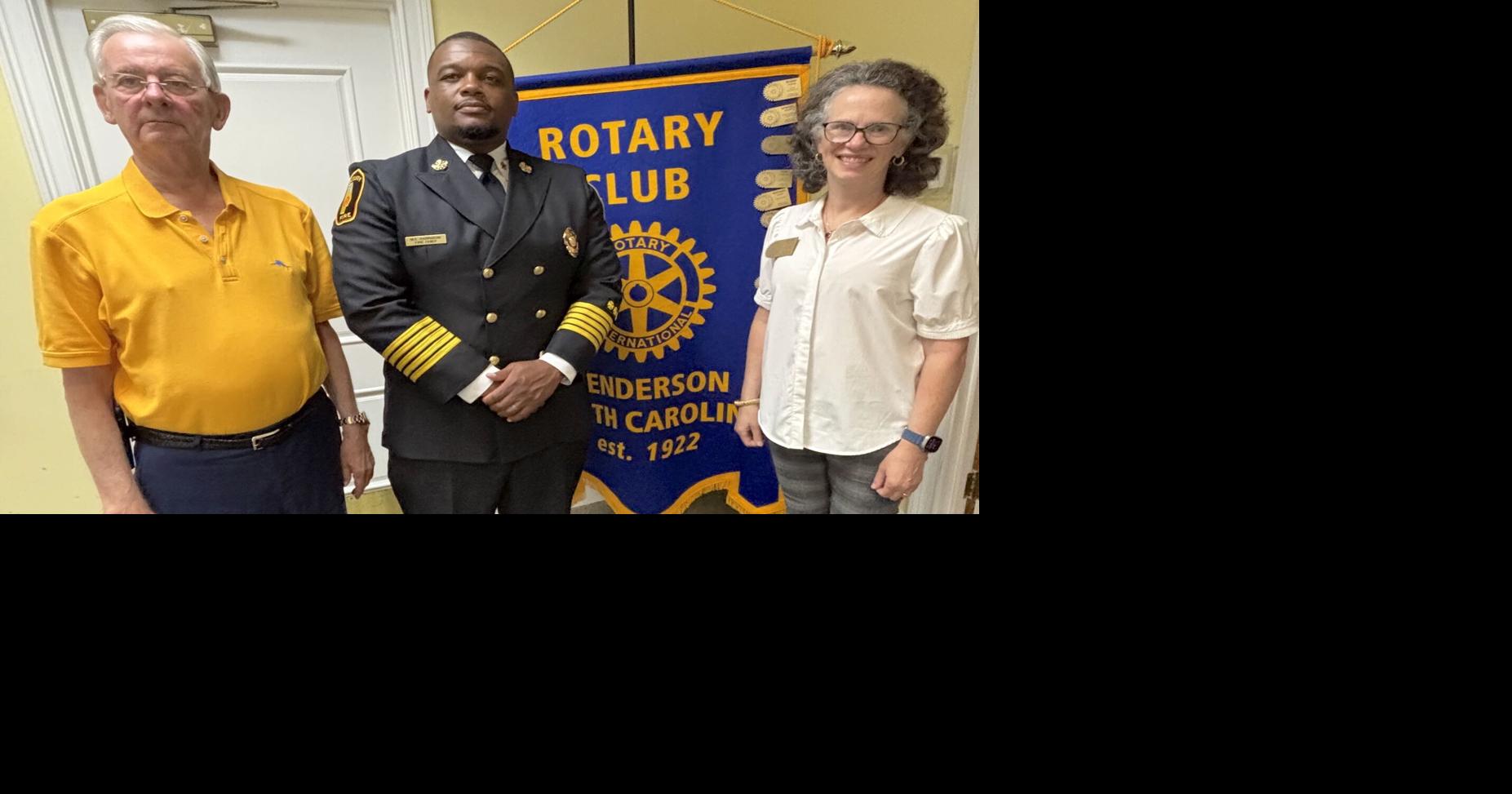 Rotary welcomes fire chief | Archives | hendersondispatch.com