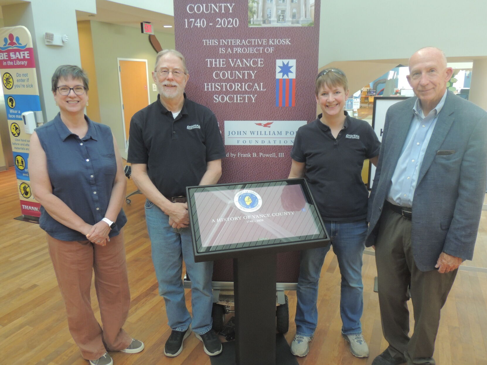 Historical kiosk comes to Perry Memorial | Archives | hendersondispatch.com