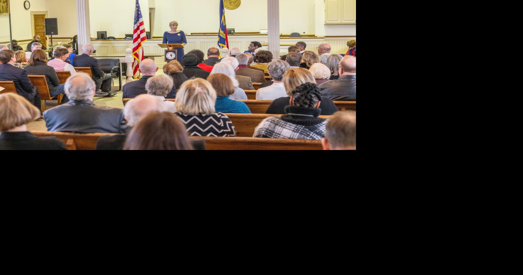 Historic swearing-in for Mary Wills Bode | Archives | hendersondispatch.com