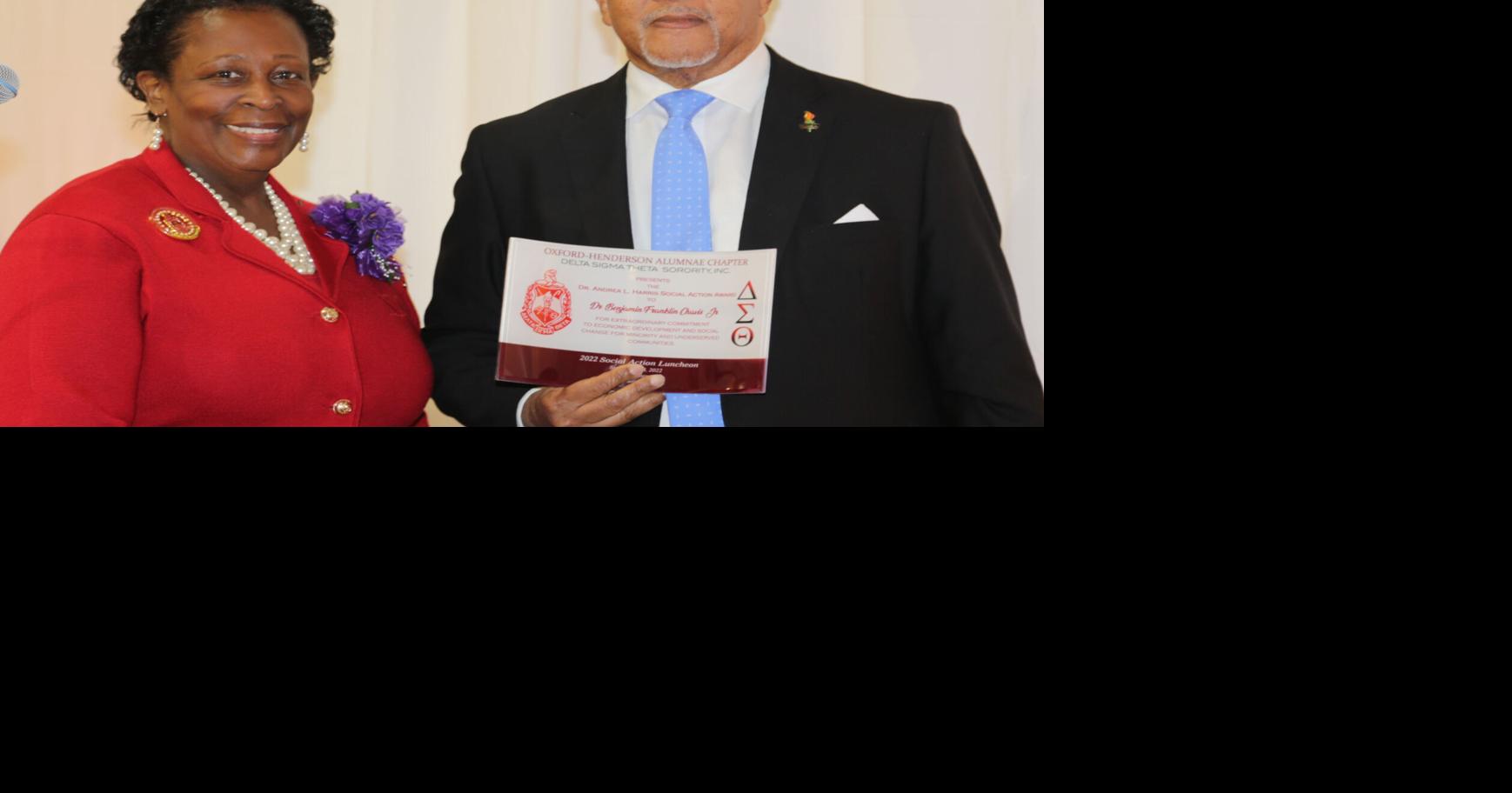 Sorority honors Dr. Benjamin Chavis with Social Action Award | Features ...