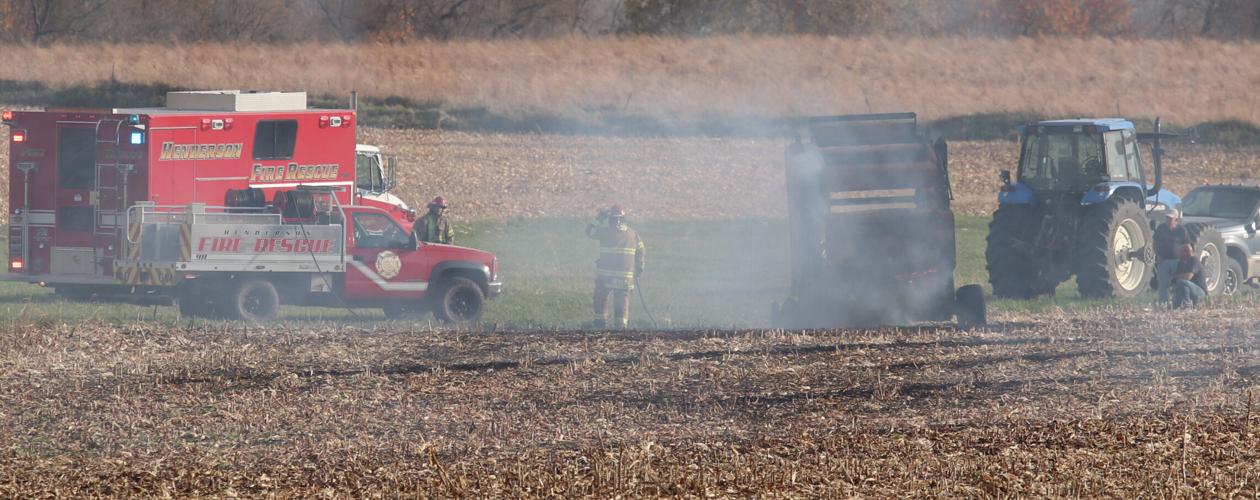 Henderson Fire Department responds to burning baler | Henderson ...