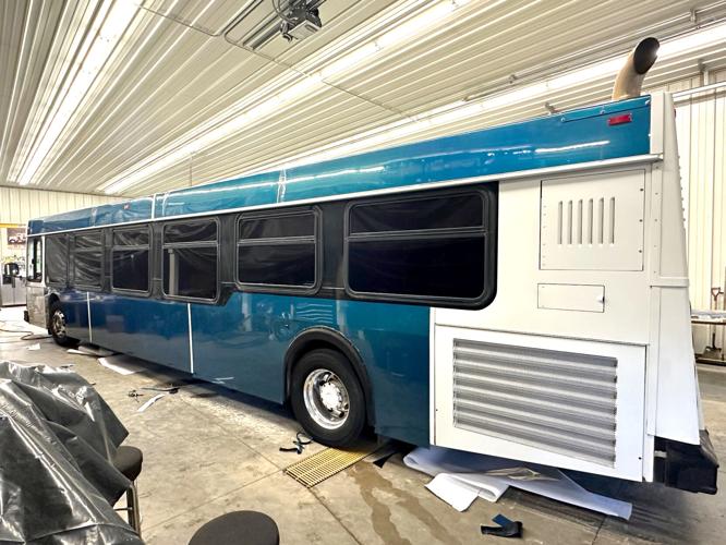 Traveling in style: Le Sueur’s Val Miller turns old Maple Grove Transit ...