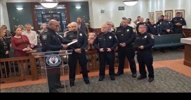 McDonough Police Officers Honored for Living Saving Actions | Henry ...