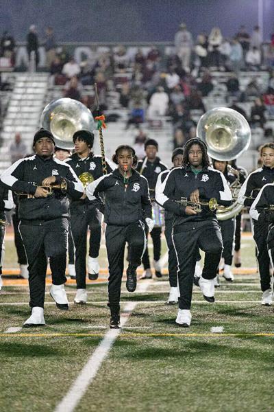 Stockbridge High School Marching Tigers Band Performs at Halftime ...