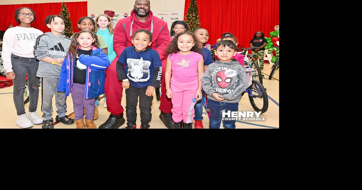 Shaq-A-Claus Visits Wesley Lakes | News | henryherald.com