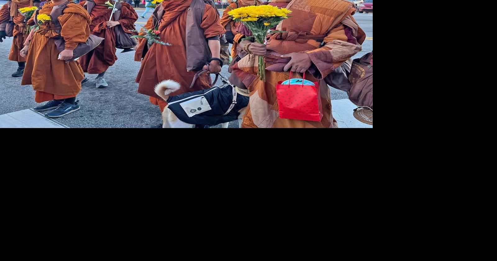 Thousands welcome Buddhist monks on Walk for Peace | State ...