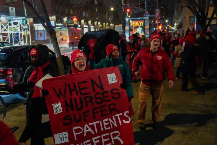Thousands of nurses go on strike at several major New York City ...