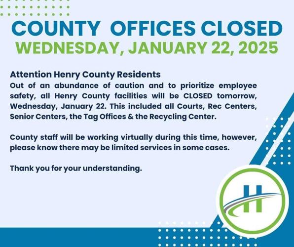 Henry County Closures For Wednesday | News | henryherald.com