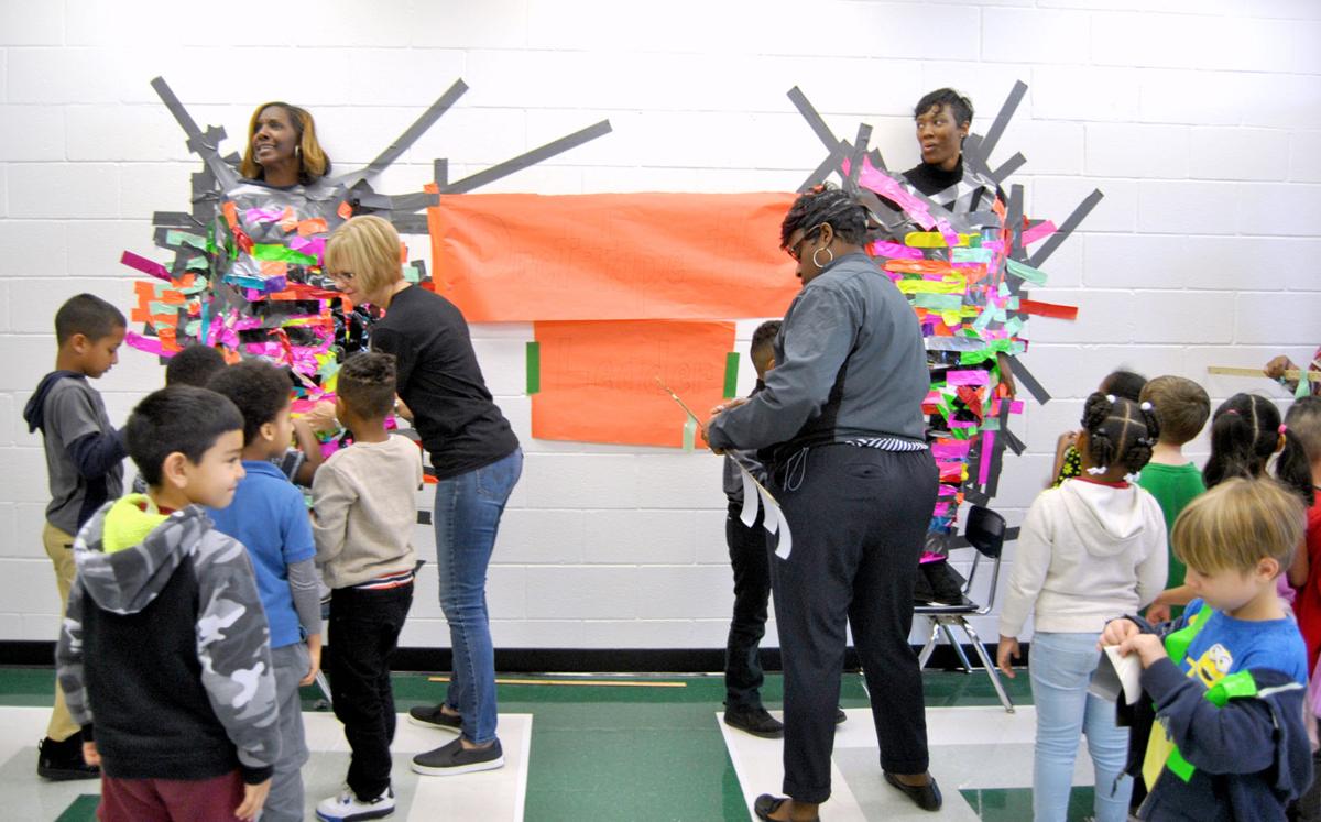 Stockbridge Elementary students tape principals to school wall ...
