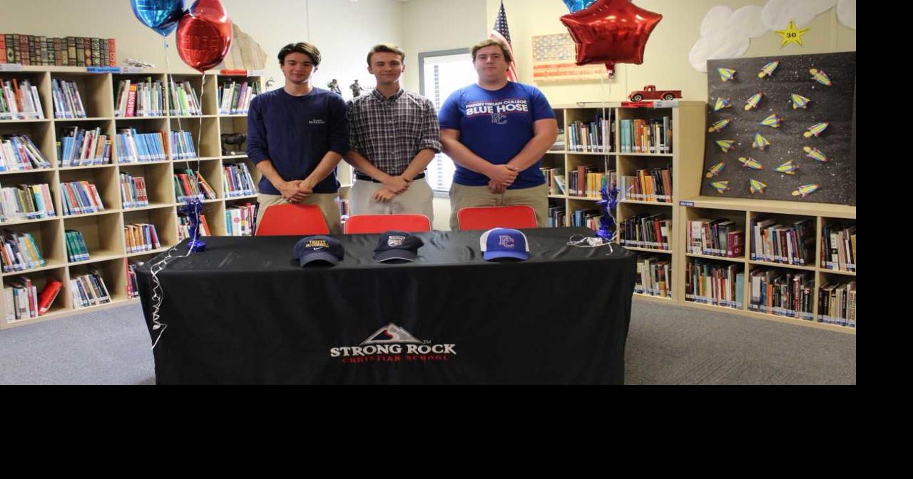 Strong Rock Christian celebrates signings of three student-athletes ...