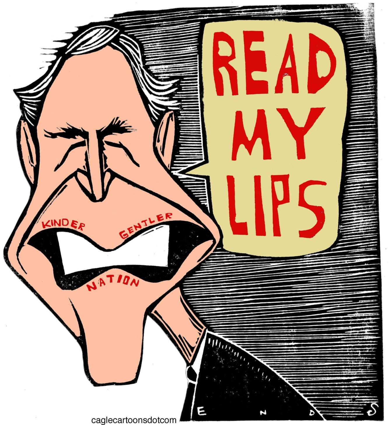 How political cartoonists are remembering George H.W. Bush | News ...