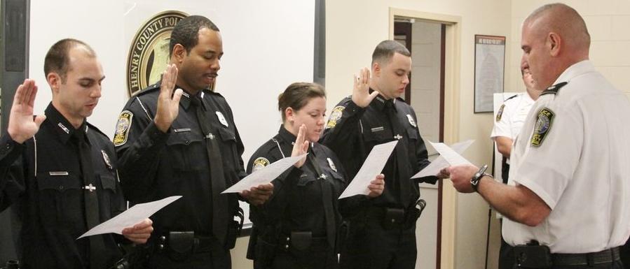 The Henry County Police Department welcomes four new officers | News ...