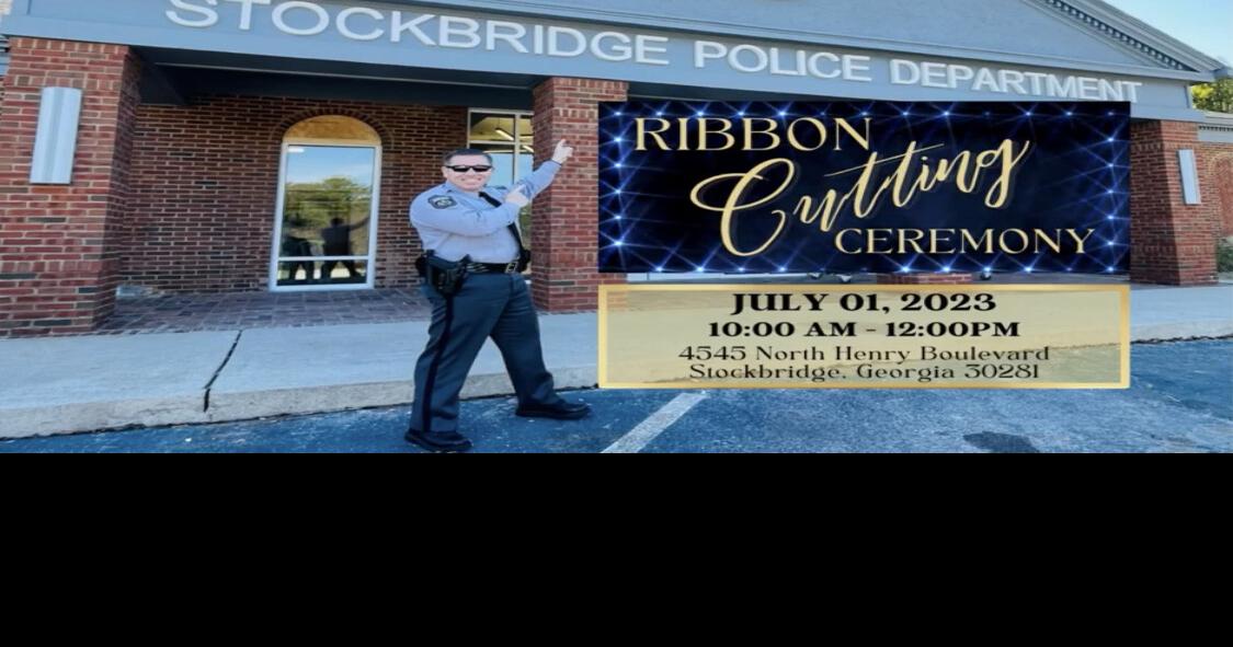 Stockbridge Police to celebrate one-year anniversary with ribbon ...