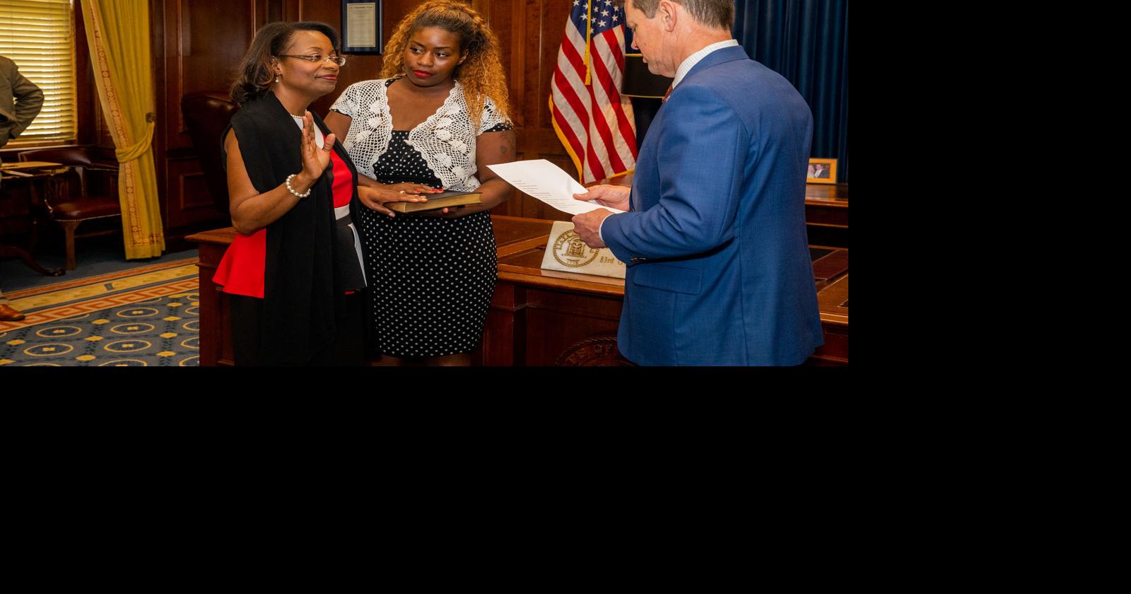 June Wood sworn in as Economic Development Board member | News ...