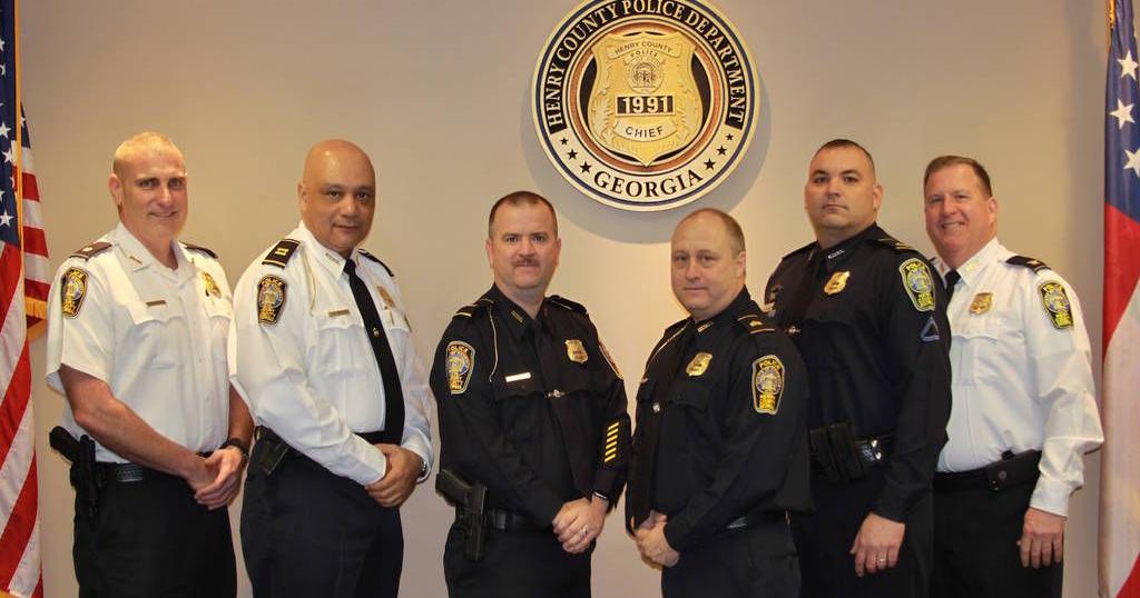 Henry County Police officers receive promotions | News | henryherald.com