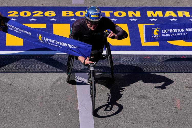 Defending champion John Korir breaks Boston Marathon record and Sharon ...