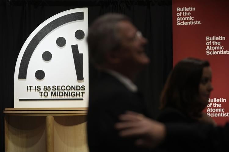 'Doomsday Clock' moves closer to midnight over threats from nuclear ...