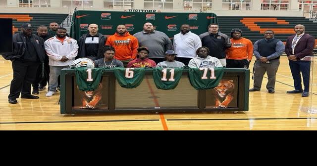 Stockbridge football program honors four more college signees | Sports ...